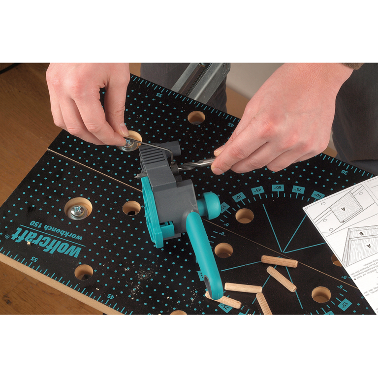 Wolfcraft Dowelmaster – Sentrumsborjigg for treplugger – Lindqvist